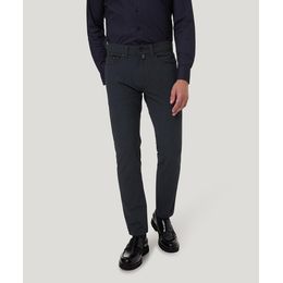 Chinohose Pierre Cardin "Lyon tapered", Herren, Gr. 40, L&auml;nge 32, grau (iron gate), Web, Obermaterial: 61% Polyester, 31% Viskose, 8% Elasthan, gerade, unten schmal lang, Hosen Chinohose, aus der Futureflex Kollektion