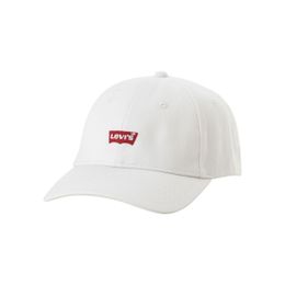 Levi's Baseball Cap LEVI'S "Housemark Flexfit", Damen, Gr. - (58), wei&szlig; (regular wei&szlig;), Baumwollmischung, Caps Baseball Cap