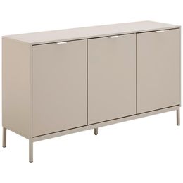 Mid.you Sideboard, Kaschmir, Holzwerkstoff, 3 F&auml;cher, 140x80x40 cm, Bsci, Wohnzimmer, Kommoden & Sideboards, Sideboards