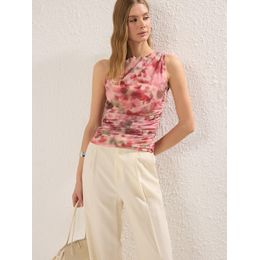 Trendyol Top Damen Gr&ouml;&szlig;e XS khaki / pink / rot / wei&szlig;