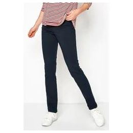 R&ouml;hrenhose Toni "TO BE LOVED", Damen, Gr. 38, N-Gr, blau (dunkelblau), Denim/Jeans, Obermaterial: 68% Baumwolle, 29% Polyester, 3% Elasthan, unifarben, Basic, slim fit kn&ouml;chellang, Hosen, mit kleinen Schmucksteinchen auf der Tasche