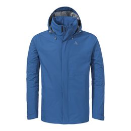 Sch&ouml;ffel Regenjacke SCH&Ouml;FFEL "Jacket Gmund M", Herren, Gr. 52, cornflower, Obermaterial: 100% Polyester, normal, Jacken Regenjacke