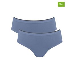 Sloggi 2er-Set: Pantys "Go Sense" in Hellblau - 54% | Gr&ouml;&szlig;e XS | Damen-unterteile