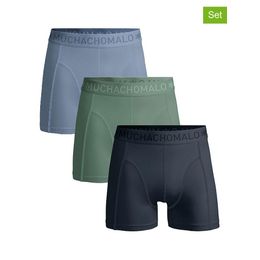 MUCHACHOMALO 3er-Set: Boxershorts in Schwarz/ Mint/ Hellblau - 48% | Gr&ouml;&szlig;e 104 | Kinder-waesche