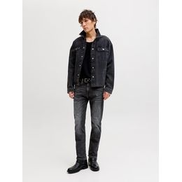 Jack & Jones Jack & Jones Jeans "Clark" - Slim fit - in Anthrazit - 42% | Gr&ouml;&szlig;e W32/L30 | Herren-plussize
