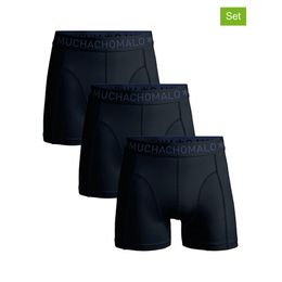 MUCHACHOMALO 3er-Set: Boxershorts in Dunkelblau - 56% | Gr&ouml;&szlig;e L | Herren-waesche