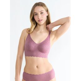 Sloggi Bustier "Zero Feel Bliss" in Lila - 45% | Gr&ouml;&szlig;e L | Damen-bhs