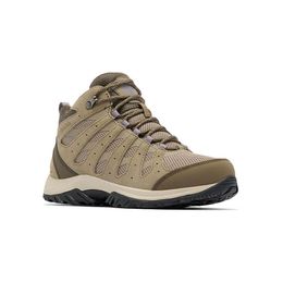 Columbia Leder-Trekkingboots "Redmond III MID" in Khaki - 53% | Gr&ouml;&szlig;e 41,5 | Damen-outdoor-sport-schuhe
