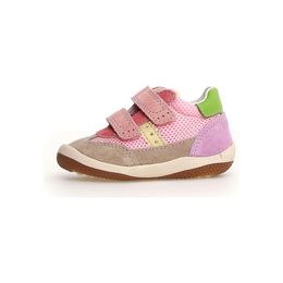 Naturino Leder-Sneakers "Go" in Beige/ Rosa - 48% | Gr&ouml;&szlig;e 22 | Babysneakers