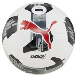 Fu&szlig;ball Puma "Puma ORBITA 4 HYB (FIFA BASIC)" Gr. 5, Puma wei&szlig;, Puma schwarz, B&auml;lle, Kinder, 5, Polyurethane (PU), gemustert, Fu&szlig;ball, f&uuml;r Erwachsene, f&uuml;r Training und Spiele, Hybrid-Konstruktion