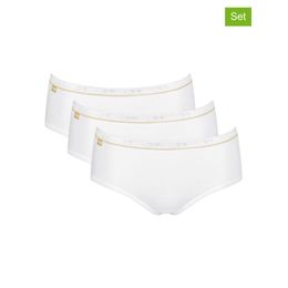 Sloggi 3er-Set: Pantys "Basic Gold" in Wei&szlig; - 43% | Gr&ouml;&szlig;e 44 | Damen-unterteile