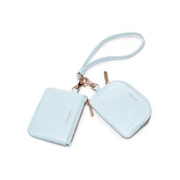 Puccini Leder-Schl&uuml;sselanh&auml;ngerset "Zen" in Hellblau - (B)10 x (H)8 x (T)2 cm - 27% | Portemonnaies-etuis