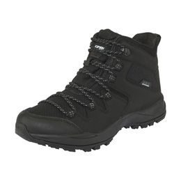 Wanderschuh Icepeak "ANSIO MS", Damen, Gr. 38, schwarz, Synthetik, Textil, Schuhe Wanderschuh, Wasserdicht