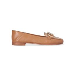 Liu Jo Leder-Ballerinas "Emel" in Hellbraun - 59% | Gr&ouml;&szlig;e 37 | Damen-ballerinas