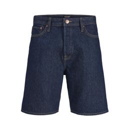 Jack & Jones Jeansshorts JACK & JONES "JJITONY JJORIGINAL SHORTS AM 460 SN", Damen, Gr. XXL, N-Gr, blau denim aop:raw, Denim/Jeans, Obermaterial: 100% Baumwolle, unifarben, relaxed fit kniefrei, Jeans Jeansshorts, Baumwollmischung, relaxed fit