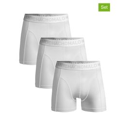 MUCHACHOMALO 3er-Set: Boxershorts in Wei&szlig; - 58% | Gr&ouml;&szlig;e S | Herren-waesche