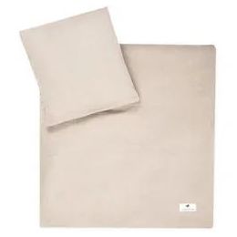 Julius Z&ouml;llner Kinderbettw&auml;sche JULIUS Z&Ouml;LLNER "Baby- und Kinderbettw&auml;sche aus 100% Musselin", beige (sand), B/L: 80cm x 80cm, 1 Stk., 1 Stk., Musselin, B/L: 35cm x 40cm, 2 Stk., Musselin, Obermaterial: 100% Baumwolle, Bettw&auml;sche, erh&auml;ltlich in den Gr&ouml;&szlig;en 80x80+35x40cm und 100x135+40x60cm
