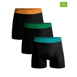 MUCHACHOMALO 3er-Set: Boxershorts in Schwarz - 56% | Gr&ouml;&szlig;e L | Herren-waesche