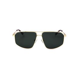 Polaroid Herren-Sonnenbrille in Gold/ Schwarz - 66% | Gr&ouml;&szlig;e 59 | Brillen-herren