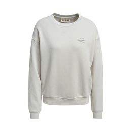 Smith & Soul Sweatshirt SMITH & SOUL, Damen, Gr. S, sand, Sweatware, Obermaterial: 65% Baumwolle, 35% Polyester, bedruckt, bestickt, relaxed fit h&uuml;ftbedeckend, Rundhals, Rippb&uuml;ndchen, Sweatshirts Sweatshirt, mit Statement-Print, Relaxed Fit