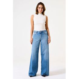 Garcia Jeans "Celia" - Wide fit - in Blau - 56% | Gr&ouml;&szlig;e W26 | Damenjeans