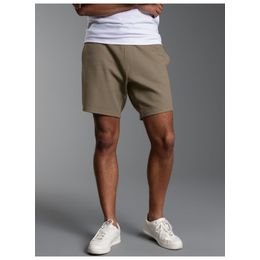 Bermudas TRIGEMA "TRIGEMA Shorts in Waffel-Optik", Damen, Gr. S, US-Gr&ouml;&szlig;en, taupe, 100% Baumwolle, Basic, Hosen Bermudas