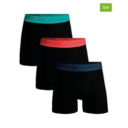 MUCHACHOMALO 3er-Set: Boxershorts in Schwarz - 51% | Gr&ouml;&szlig;e 122/128 | Kinder-waesche