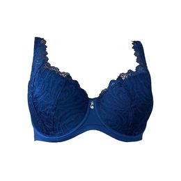 NIKOL DJUMON B&uuml;gel-BH "Cotton Ella" in Blau - 71% | Gr&ouml;&szlig;e 90F | Damen-bhs