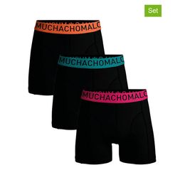 MUCHACHOMALO 3er-Set: Boxershorts in Schwarz - 52% | Gr&ouml;&szlig;e XL | Herren-waesche