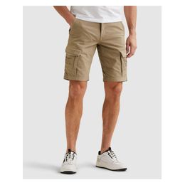 PME-Legend Cargoshorts PME LEGEND, Damen, Gr. 40, N-Gr, beige, Web, Obermaterial: 97% Baumwolle, 3% Elasthan, bequem kniefrei, Hosen Cargoshorts, Sommerhose in gewaschener Optik