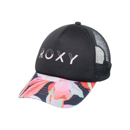 Trucker Cap Roxy "Honey Coconut", Jungen, grau (anthrazit the moves floral), Kunstfaser, Caps Trucker Cap