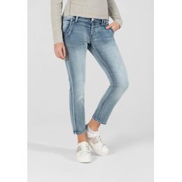 7/8-Jeans Timezone "Slim NaliTZ 7/8", Damen, Gr. 25, US-Gr&ouml;&szlig;en, blau, 83% Baumwolle 15% Polyester 2% Elastan, 7/8-L&auml;nge, Jeans 7/8-Jeans
