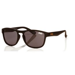 Sonnenbrille Superdry "Modell 996056", Herren, schwarz, matt, Sonnenbrillen Sonnenbrille, Form Karree/Eckig, Logoschriftzug auf B&uuml;gel, Injectionfassung