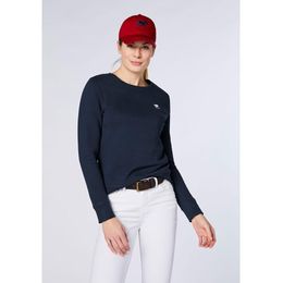POLO SYLT Sweatshirt in Dunkelblau - 44% | Gr&ouml;&szlig;e S | Damen-sweatshirts-jacken