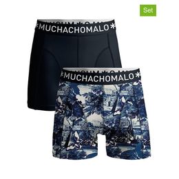 MUCHACHOMALO 2er-Set: Boxershorts in Dunkelblau - 43% | Gr&ouml;&szlig;e 158/164 | Kinder-waesche