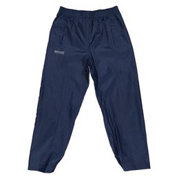 Regatta Regenhose "Pack It" in Dunkelblau - 32% | Gr&ouml;&szlig;e 158 | Kinder-outdoorhosen