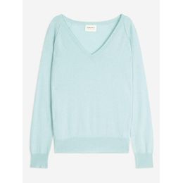 Perfect Cashmere Kaschmir-Pullover "Penelope" in Cyan - 69% | Gr&ouml;&szlig;e XL | Damen-pullover-cardigans
