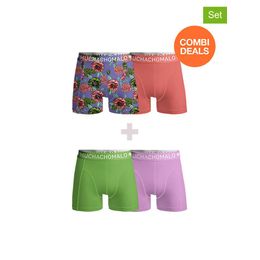 MUCHACHOMALO 4er-Set: Boxershorts in Bunt - 61% | Gr&ouml;&szlig;e L | Herren-waesche