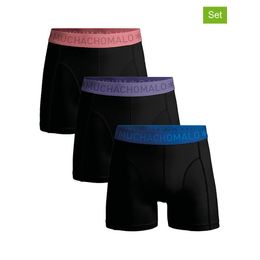 MUCHACHOMALO 3er-Set: Boxershorts in Schwarz - 52% | Gr&ouml;&szlig;e XL | Herren-waesche