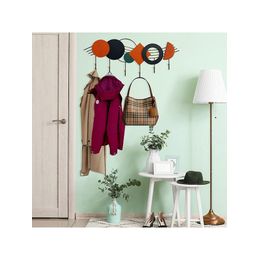 ABERTO DESIGN Wandgarderobe in Orange/ Schwarz - (B)59 x (H)24 cm - 41% | Garderoben