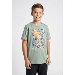 Funktionsshirt Killtec "KOS 132 BYS TSHRT", Kinder, Gr. 152, helles naturgr&uuml;n, Obermaterial: 65% Polyester, 30% Baumwolle, 5% Elasthan, Shirts Funktionsshirt