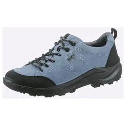 Schn&uuml;rschuh Jomos, Damen, Gr. 40, blau (hellblau), Veloursleder, Schuhe Schn&uuml;rschuh