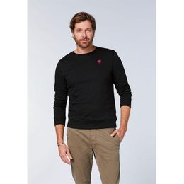 POLO SYLT Sweatshirt in Schwarz - 47% | Gr&ouml;&szlig;e S | Herren-plussize