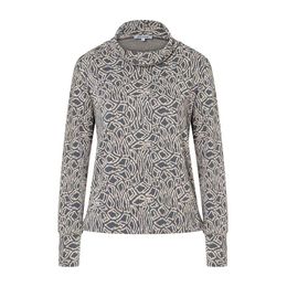 More & More More & More Longsleeve in Grau/ Creme - 30% | Gr&ouml;&szlig;e 46 | Damen-tops