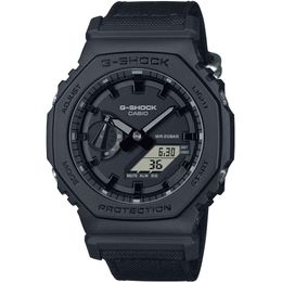 Chronograph Casio G-SHOCK, schwarz (schwarz, schwarz, grau), Armbanduhren, Damen, Chronograph, Quarzuhr, Armbanduhr,Herrenuhr,digital, bis 20bar wasserd.Resinarmband