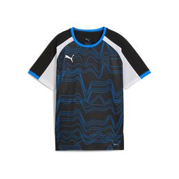 Puma Trainingsshirt in Schwarz/ Blau - 36% | Gr&ouml;&szlig;e 128 | Kinder-oberteile