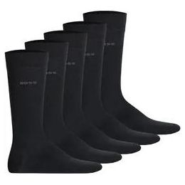 Kurzsocken BOSS "Socken 5er Pack", Herren, Gr. 39-42, schwarz, Obermaterial: 75% Baumwolle CO. 23% Polyamid PA. 2% Elasthan EL., Socken
