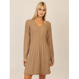 Apart Strickkleid in Camel - 67% | Gr&ouml;&szlig;e 40/42 | Damen-kleider