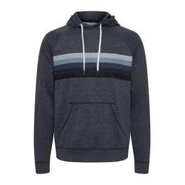 Kapuzenpullover Blend "Hoodie BHSweatshirt", Herren, Gr. XXL, blau (marineblaus), Obermaterial: 60% Baumwolle CO. 40% Polyester PES., gestreift, h&uuml;ftlang, Pullover Kapuzenpullover
