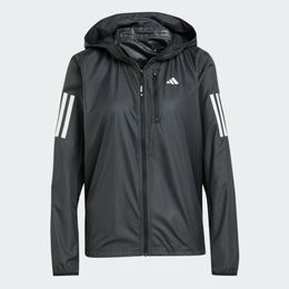 adidas Performance Sportjacke 'Own The Run' Damen Gr&ouml;&szlig;e M/L schwarz / wei&szlig;